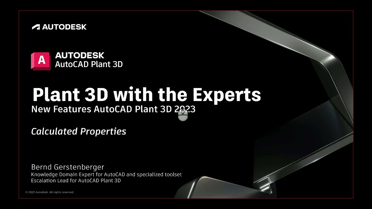 New Features 2023: Calculated Properties | AutoCAD Plant 3D - YouTube