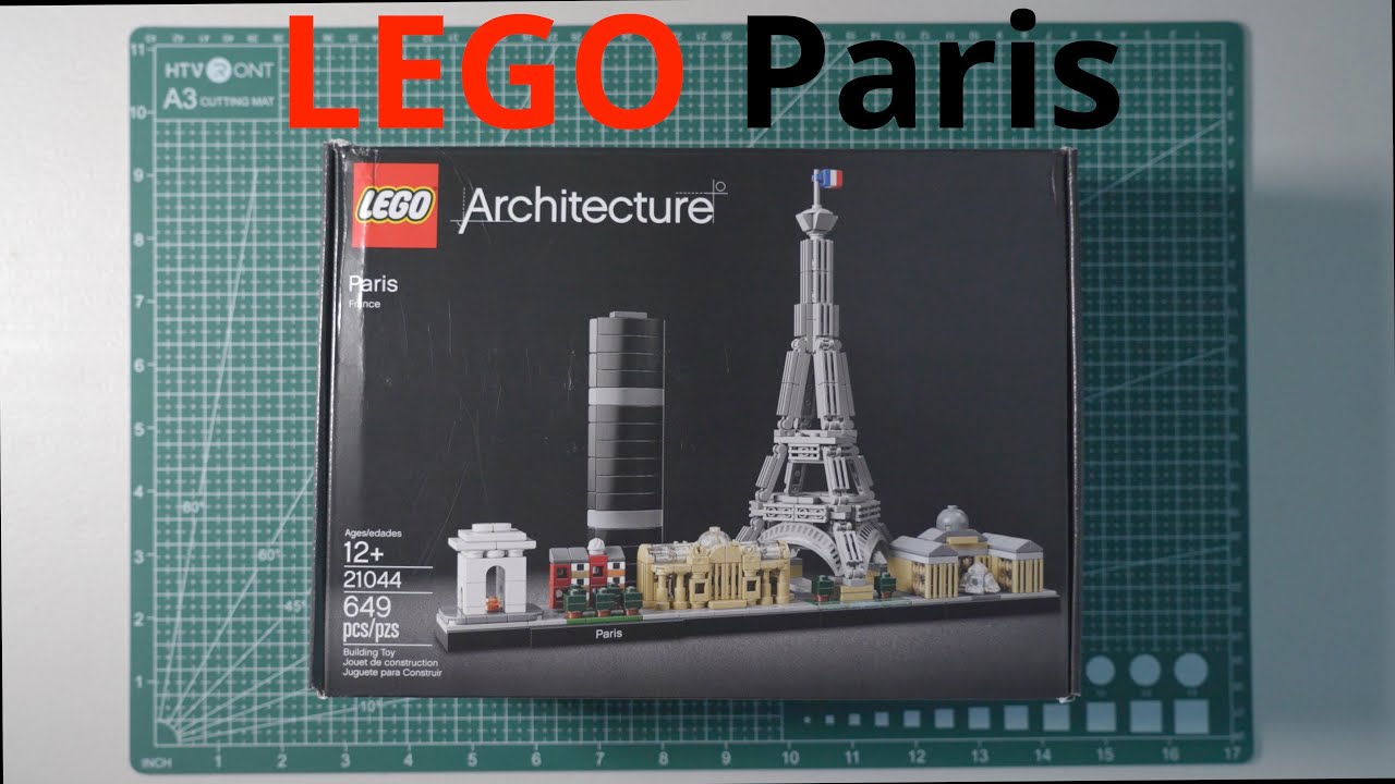 LEGO Architecture 21044 Paris Unbox and Build - YouTube