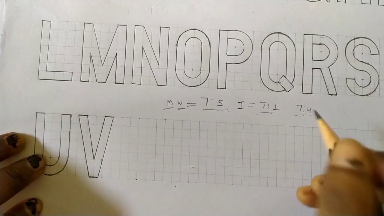 Lettering |Part 2 | ITI ENGINEERING DRAWING | ITI IN LUCKNOW - YouTube