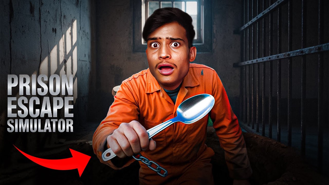 CAN I ESCAPE THIS PRISON USING JUST A SPOON.? || #1 - YouTube