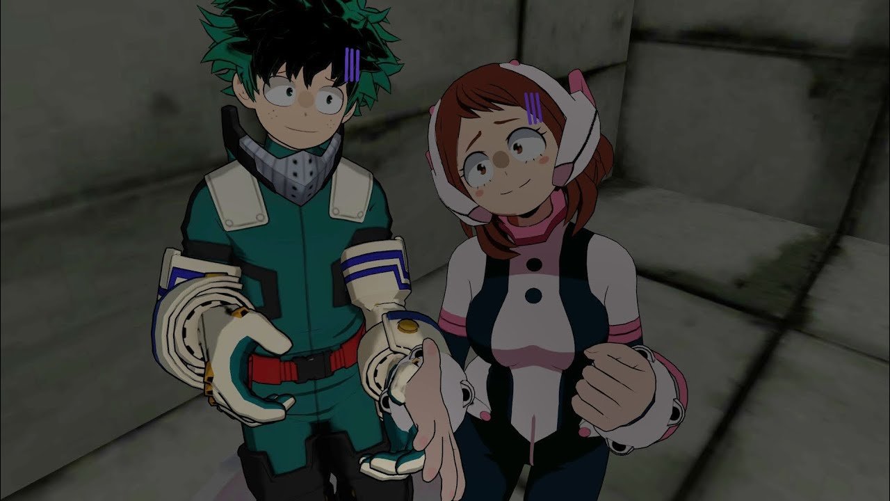 deku and uravity play: the great might horror! - YouTube