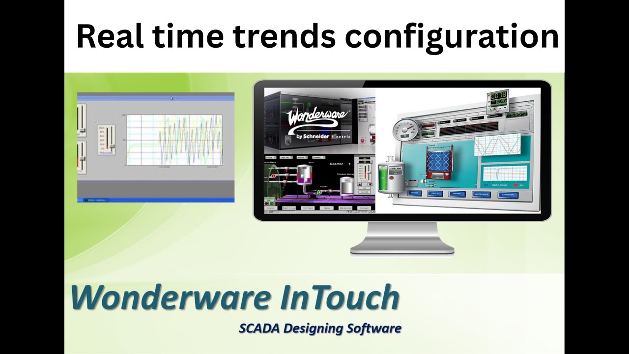 Real time trends configuration in SCADA Intouch Wonderware - YouTube