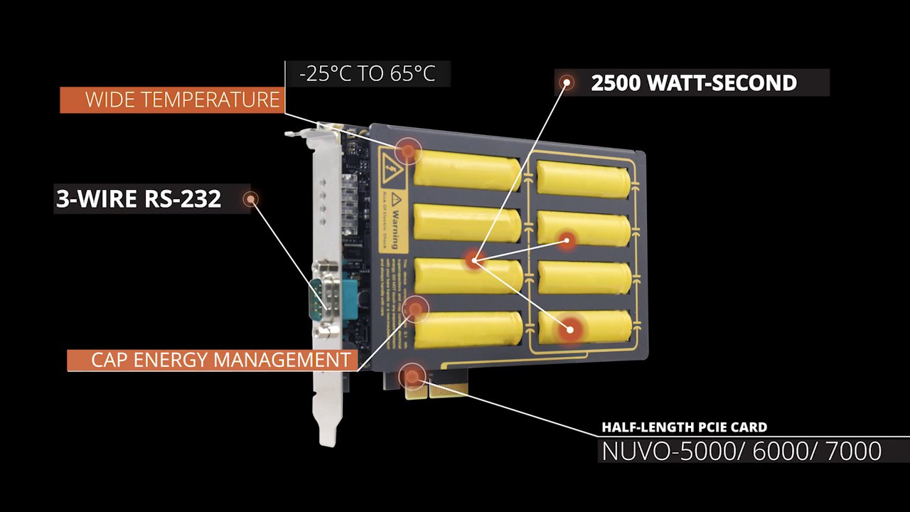 Neousys' SuperCap UPS Power Backup Solution - YouTube