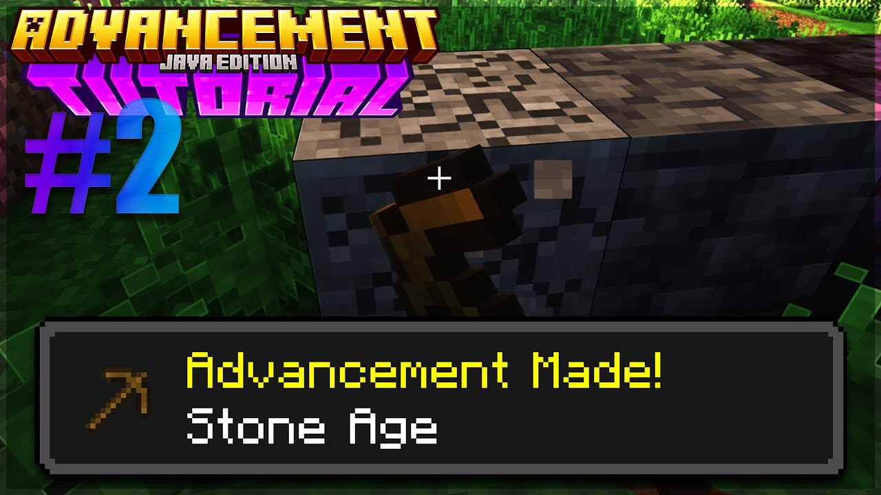 [1.21+ Tutorial] "Stone Age" Advancement - EASIEST ADVANCEMENT ...