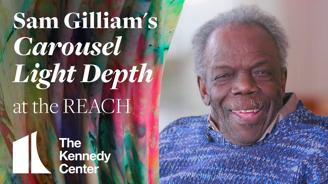 Sam Gilliam's "Carousel Light Depth" at the REACH | The Kennedy Center ...