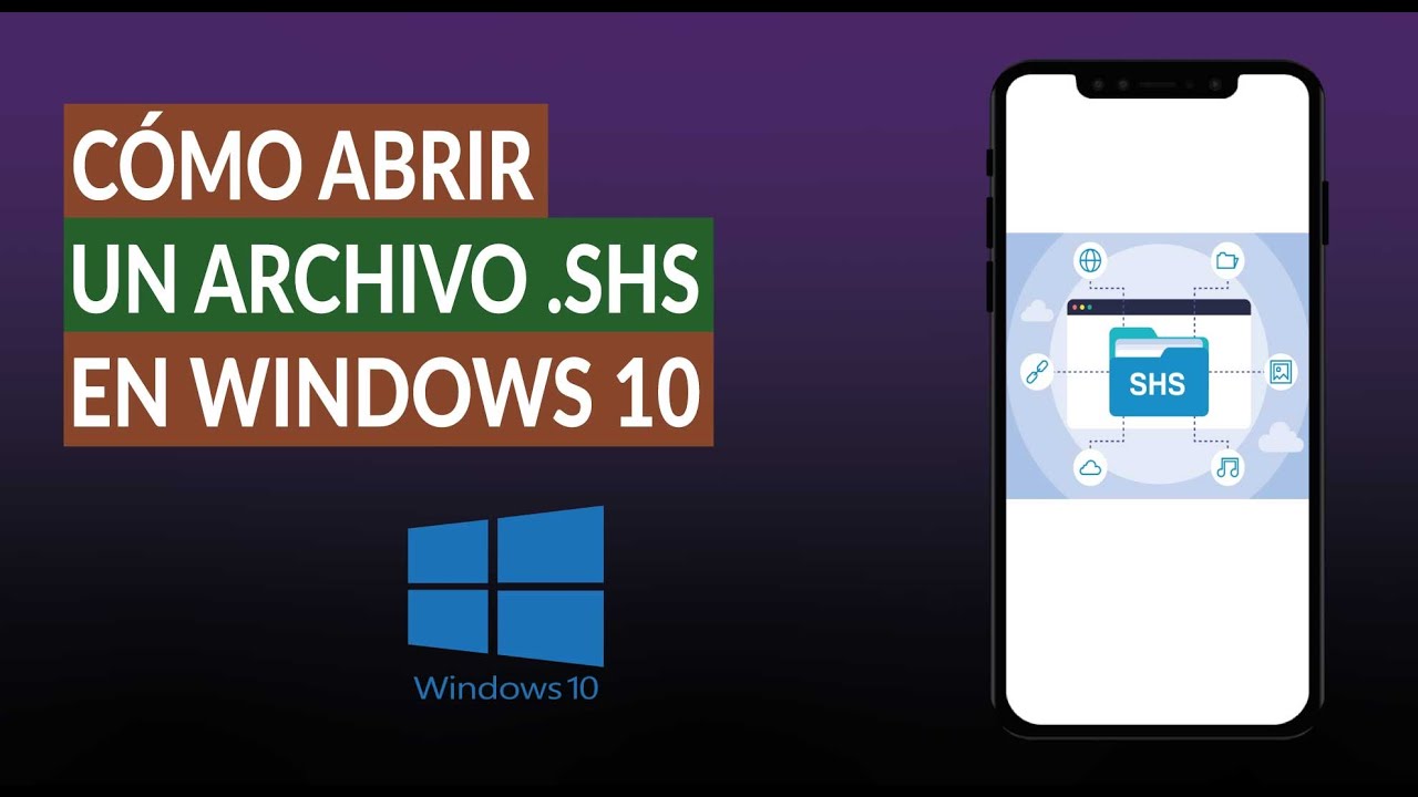 Cómo Abrir un Archivo con la Extensión .SHS en Windows 10 - YouTube