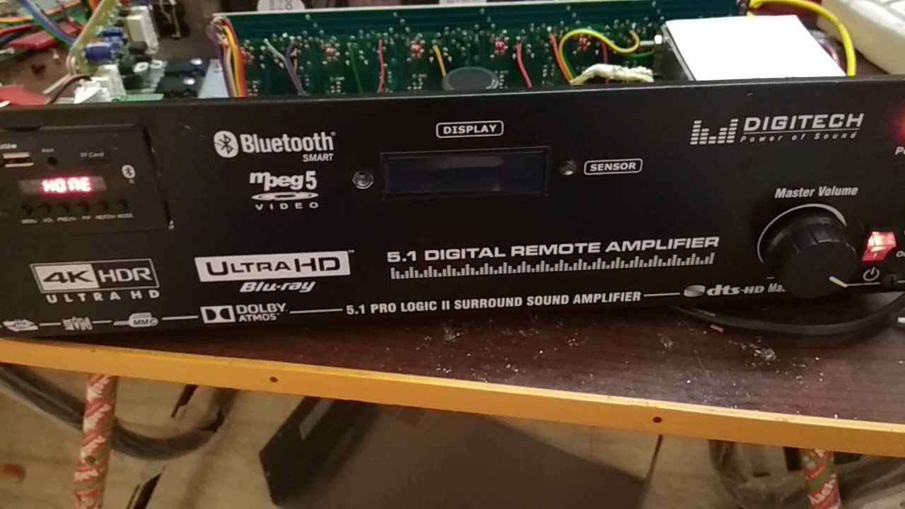 5.1 remote control amp digital - YouTube