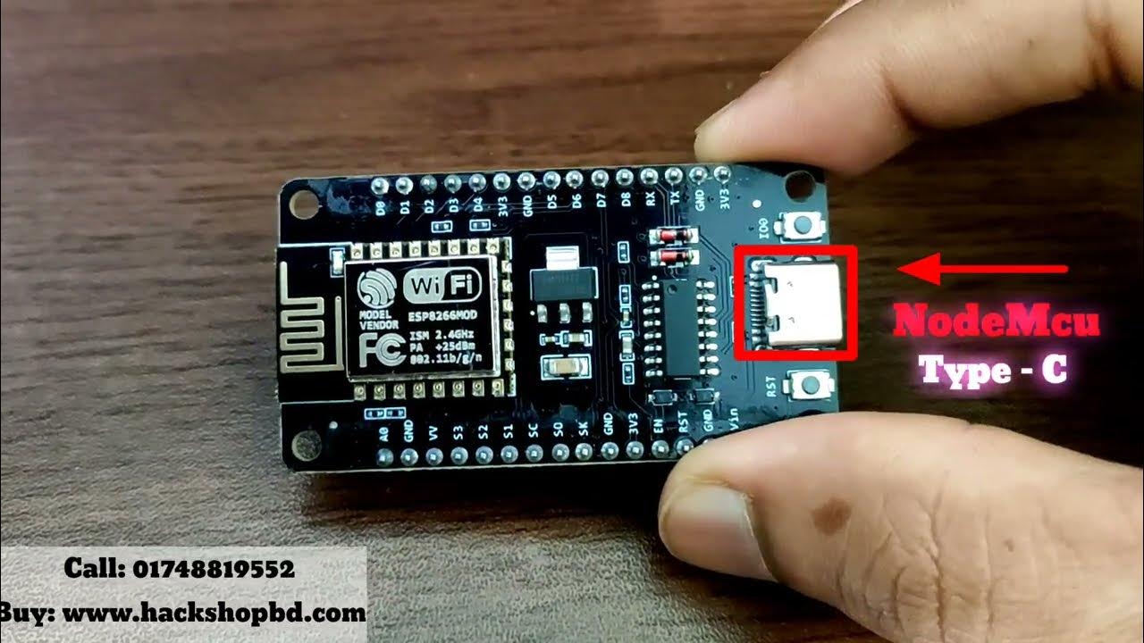 NodeMcu ESP8266 Type - C Available | Best WiFi Jammer | Evil Twin| WiFi Extender Gadget In BD ...