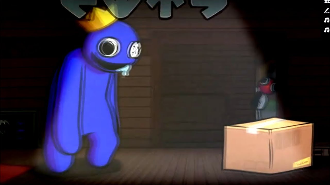 Friday Night Funkin' VS Blue V1 - Rainbow Friends (Roblox Rainbow ...