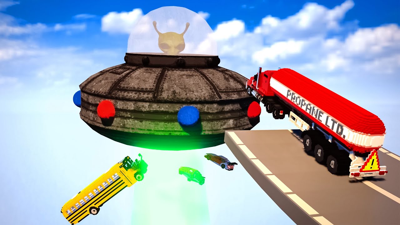 Cars vs UFO | Teardown - YouTube