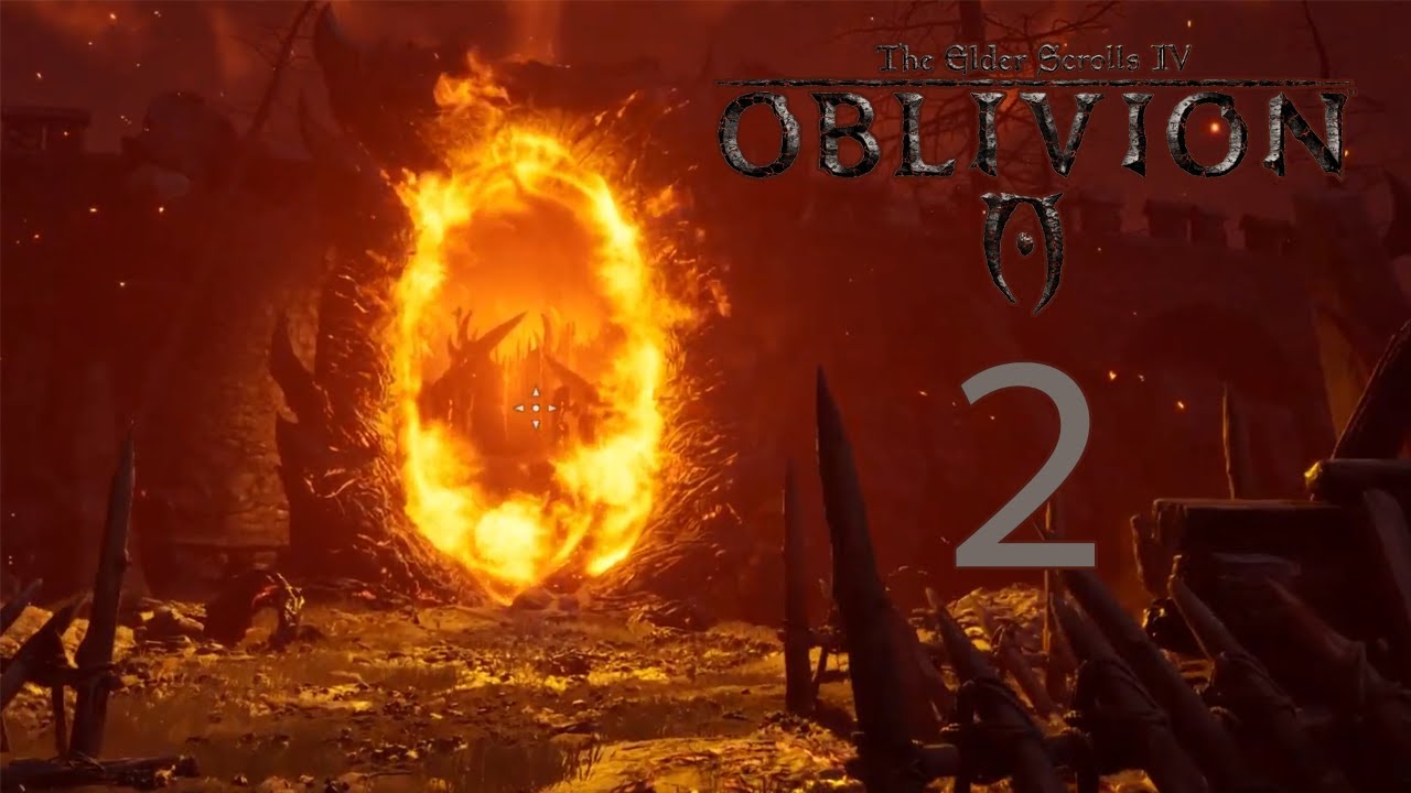 Let's Play Oblivion Part 2 The First Gate to Oblivion - YouTube