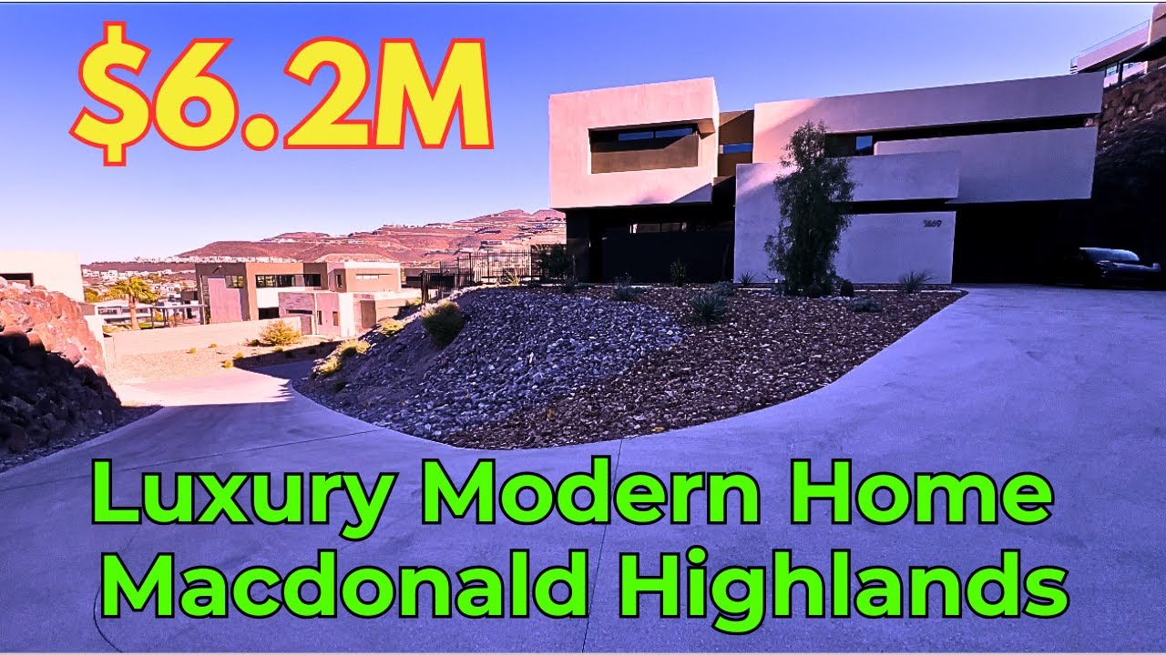 Tour a $6.2M Modern Luxury Home For Sale in Macdonald Highlands in Las ...