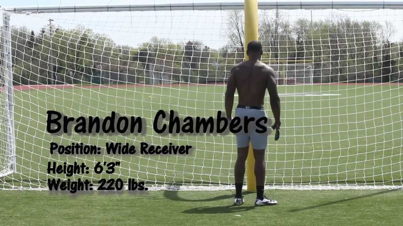 WR Brandon Chambers route running workout regiment - YouTube
