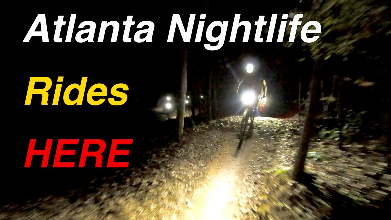 BEST Night Rides In ATLANTA? FREE Flite Bicycles Group MTB Rides! - YouTube