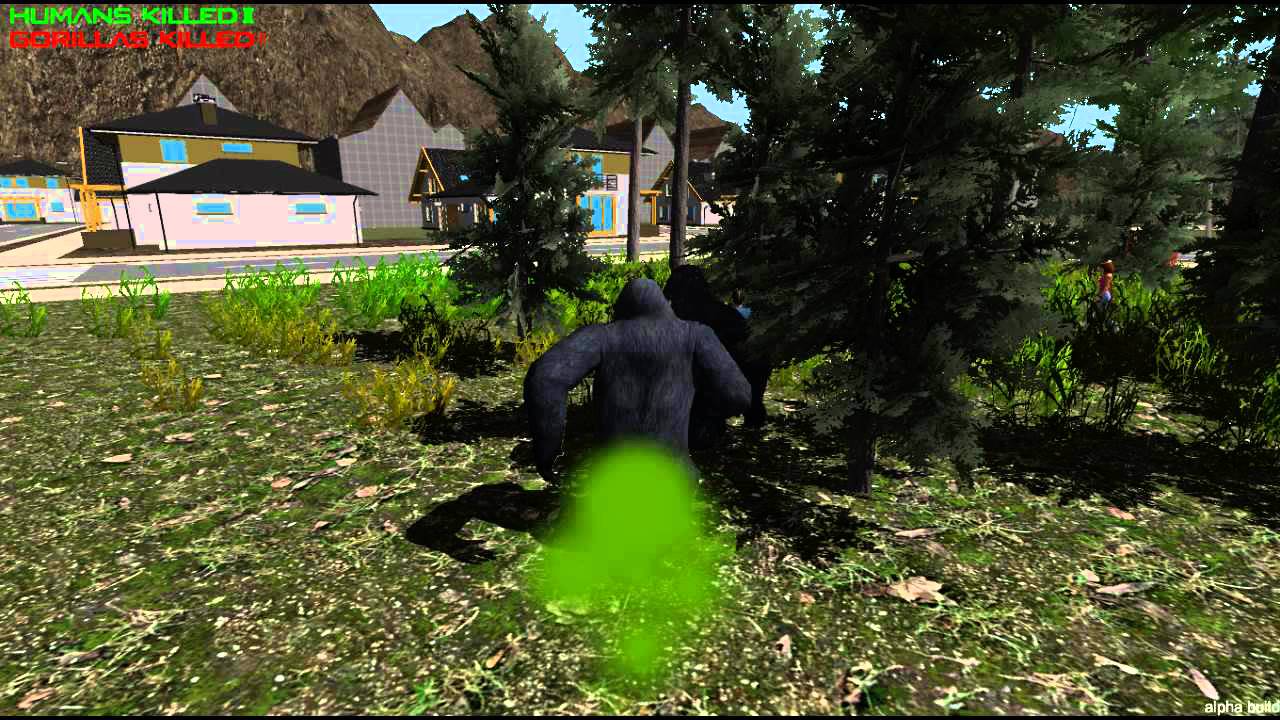 gorilla simulator - YouTube