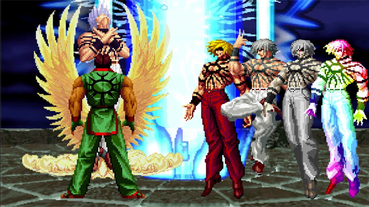 [KOF Mugen] Xavier Kim vs Orochi Team - YouTube