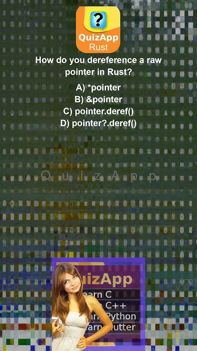 Rust How do you dereference a raw pointer in Rust - YouTube