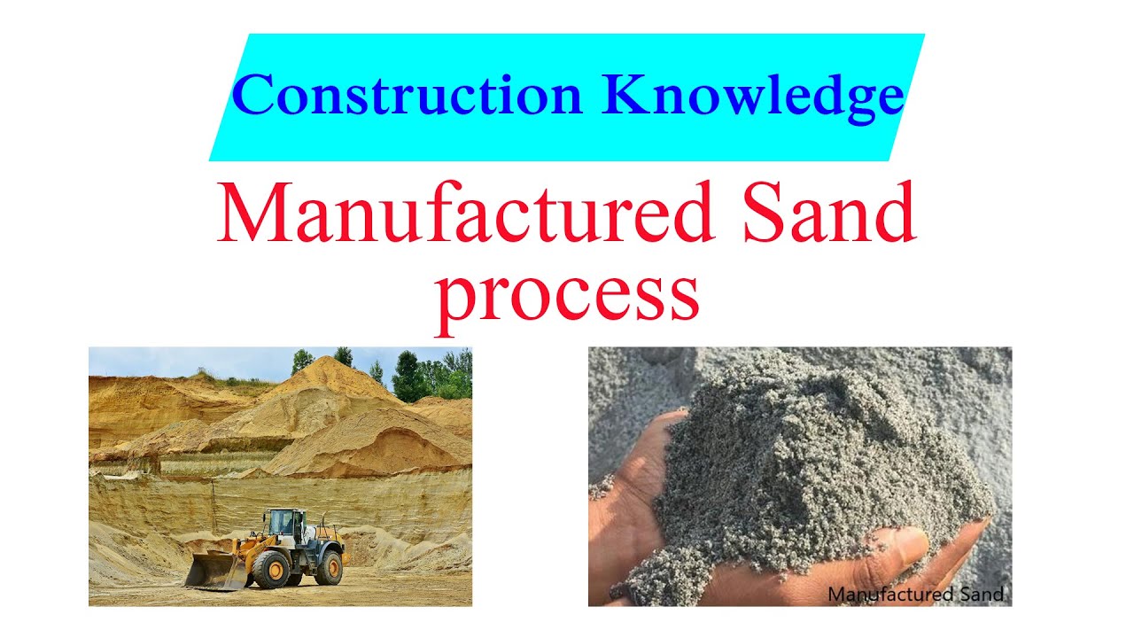 m sand manufacturing process - YouTube