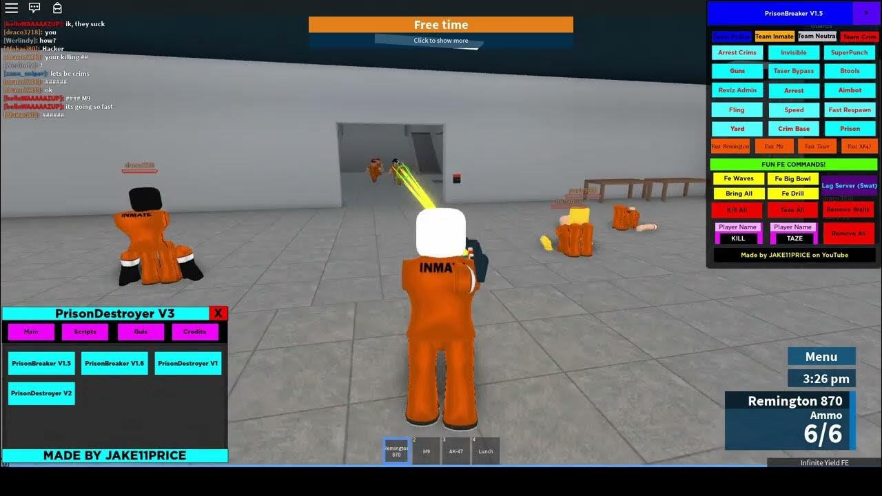 ROBLOX Exploiting with Synapse X! Prison Life - YouTube