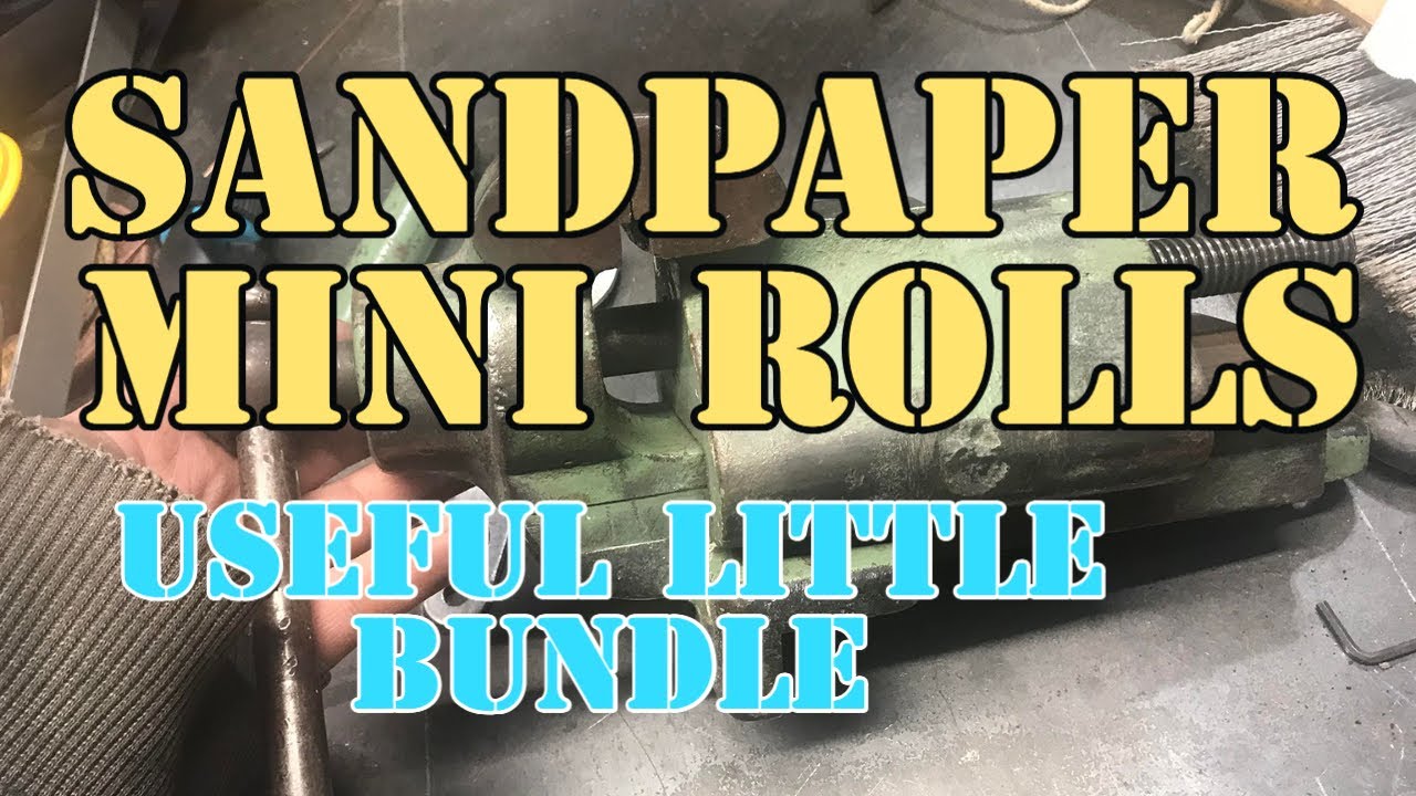 MINI Sandpaper Rolls - 5 Types of Sandpaper Packed in one Box - YouTube