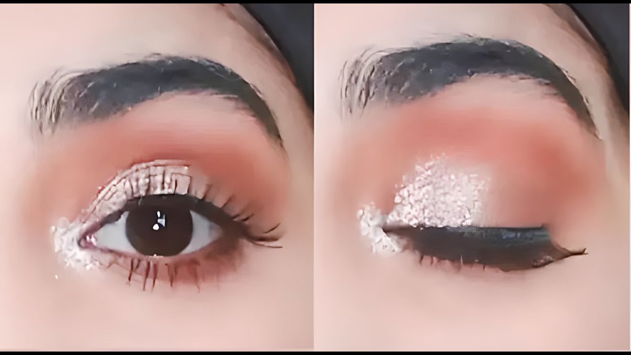 Soft glad cut crease eye makeup tutorial // retro eye makeup tutorial - YouTube