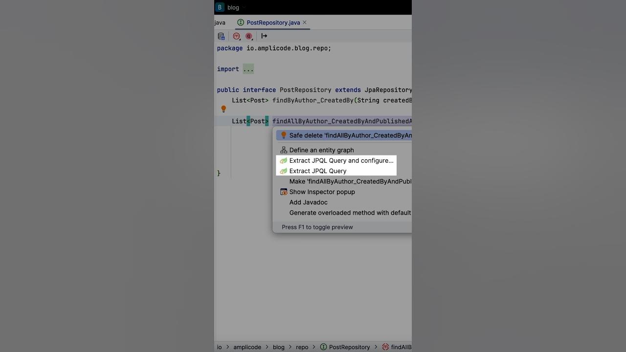 Как преобразовать derived Spring Data JPA методы в @Query с JPQL #programming #java #spring #jpa ...