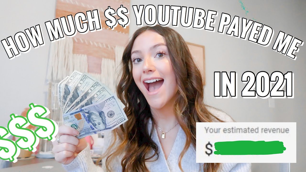 how much $$ youtube payed me in 2021 with under 9k subscribers?? - YouTube
