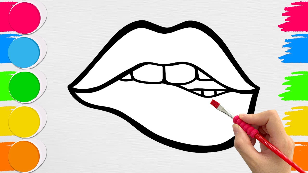 How to Draw Lips | Easy Step-by-Step Tutorial - YouTube