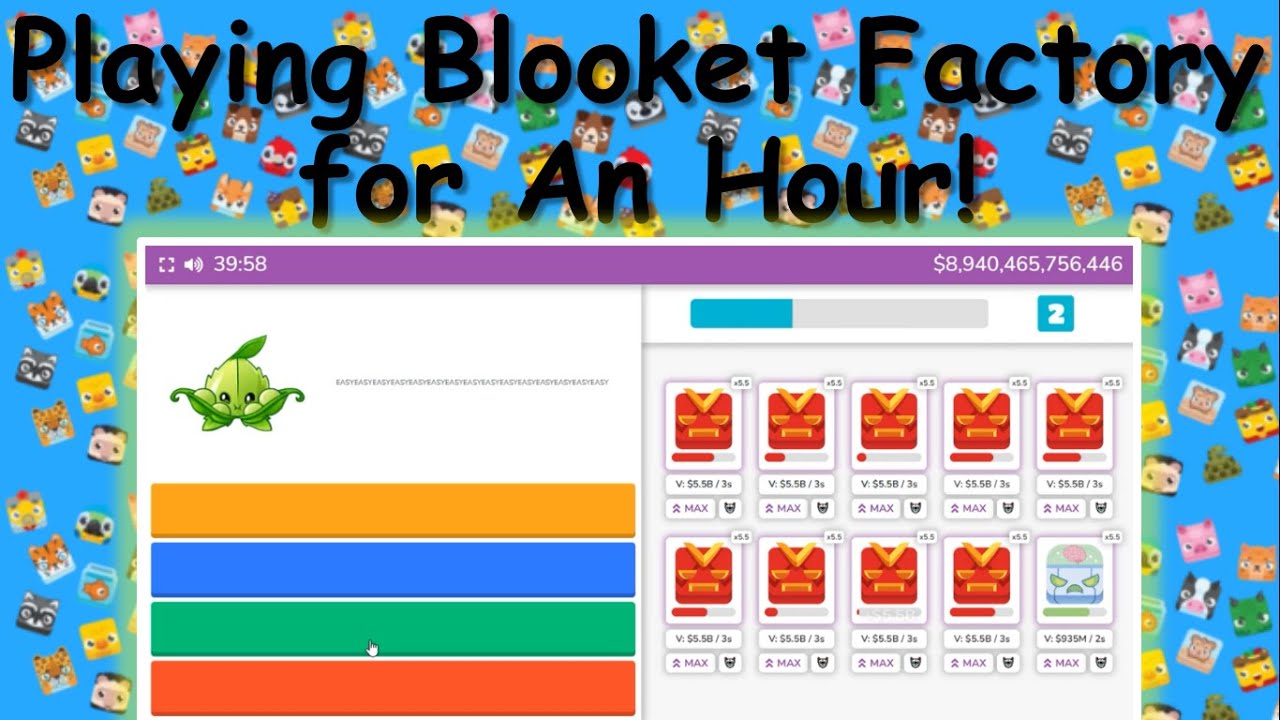 Playing Blooket Factory for An Hour! - YouTube