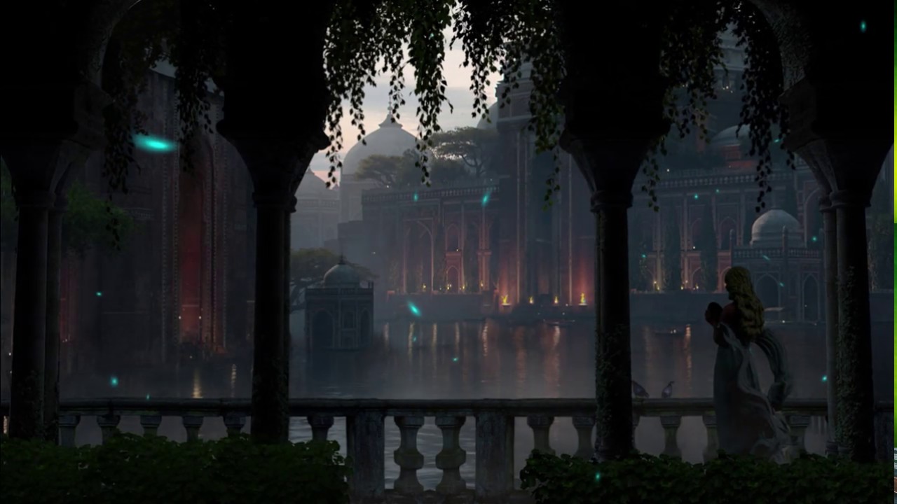 Rajasthan Fort { Matte Painting } night scene - YouTube