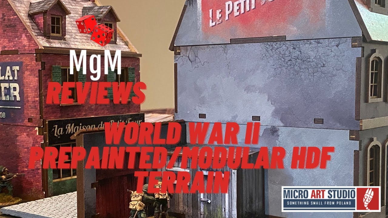 Micro Art Studio Prepainted World War II Normandy Scenery for Bolt ...
