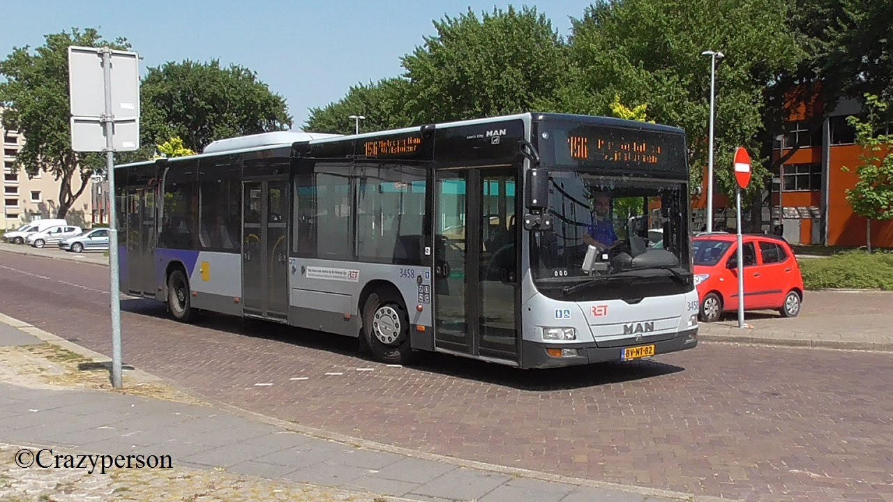 Drie RET Bussen op Vlaardingen West (1 van Hoekse Lijn) - YouTube