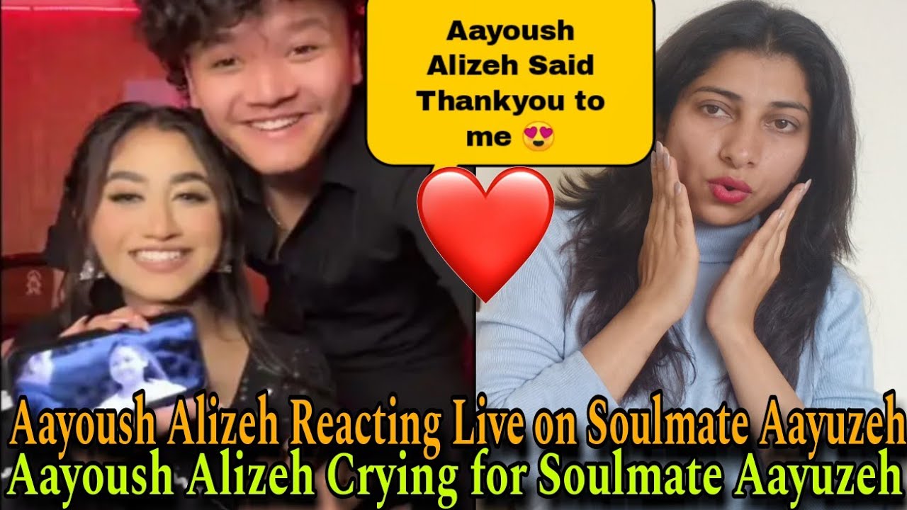 Aayoush Alizeh Reacting Live on Soulmate Aayuzeh😍| Alizeh ne Mujhe Thanku Bola 😍| Crazzy Pikku ...