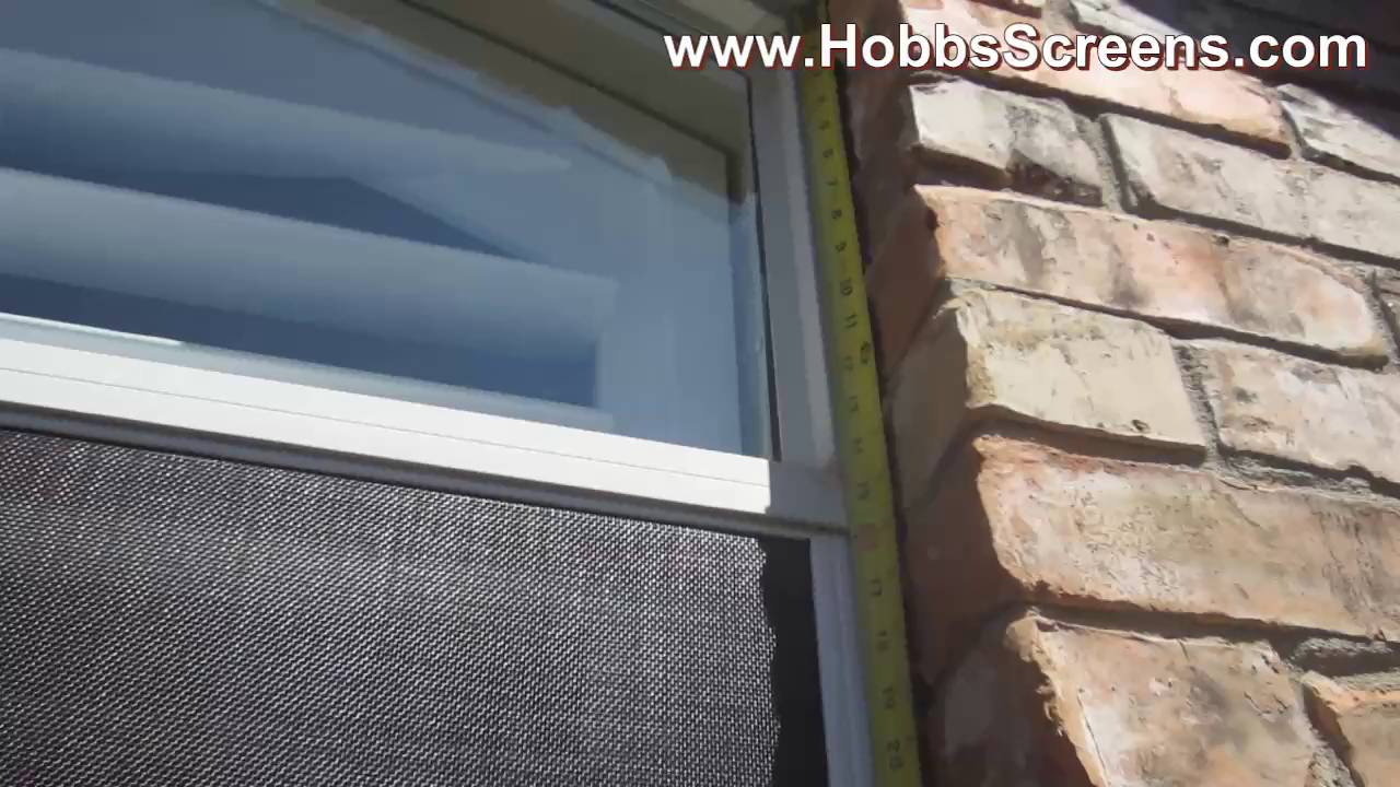How to Measure & Install Full Arch Shaped Solar Screens for Non-Opening ...