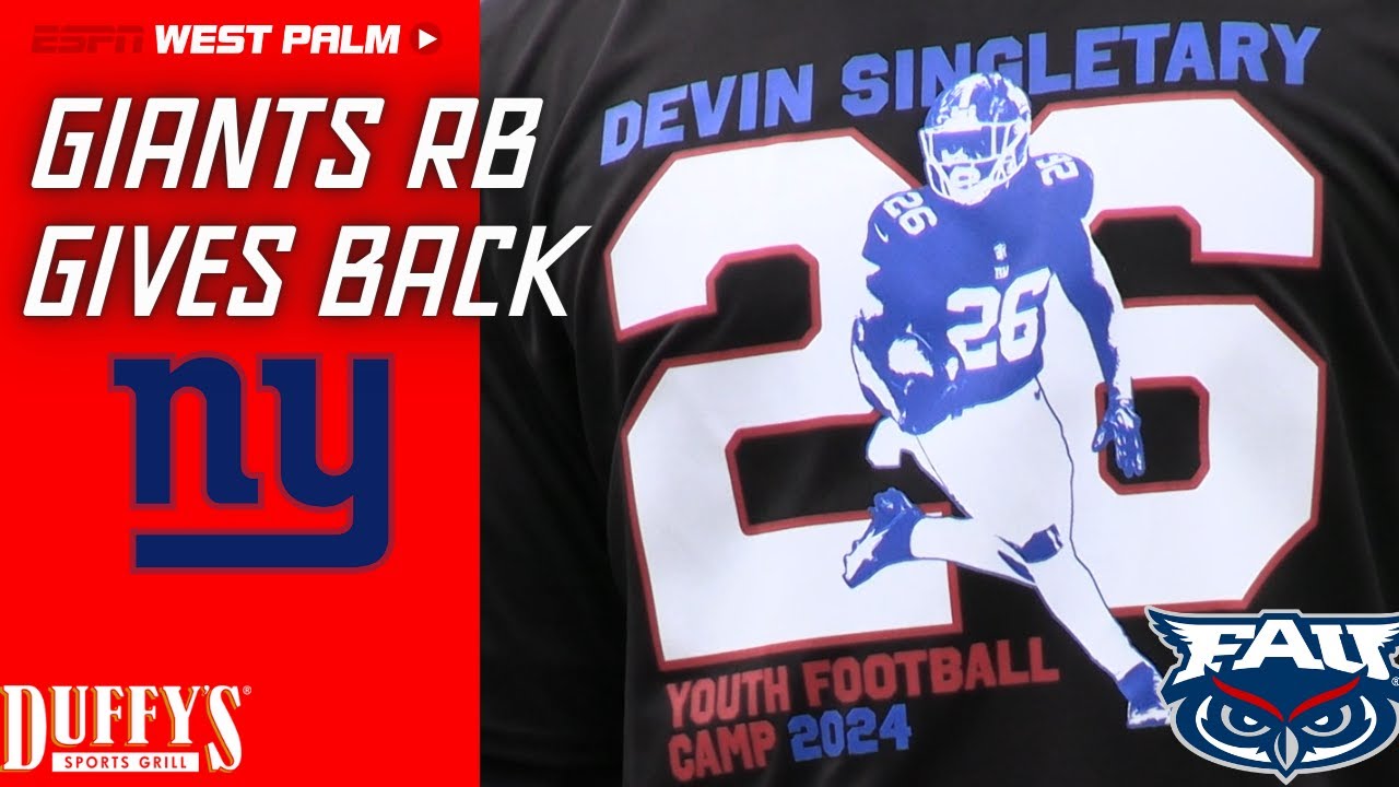 Devin "Motor" Singletary Gives Back | #nfl - YouTube
