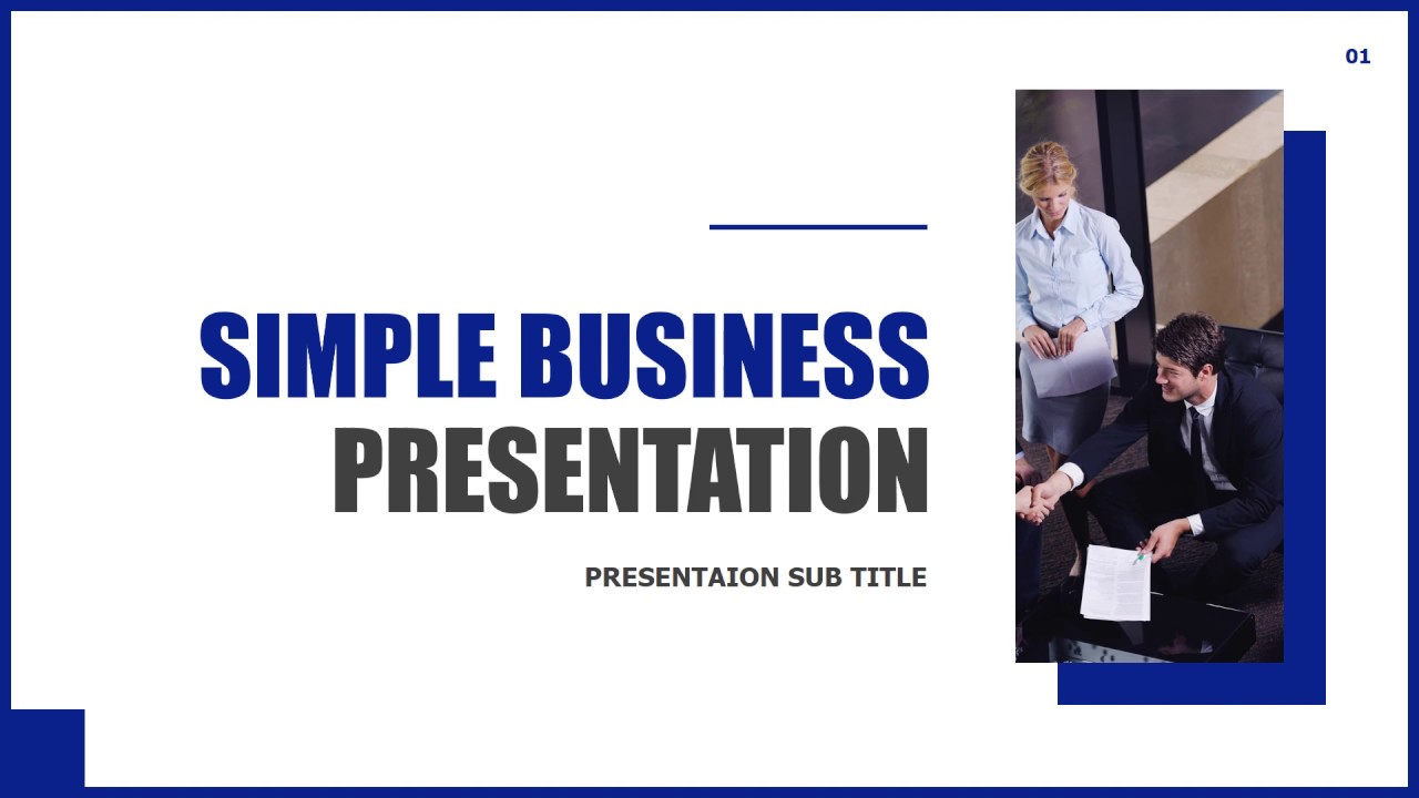 Simple Business Presentation - YouTube