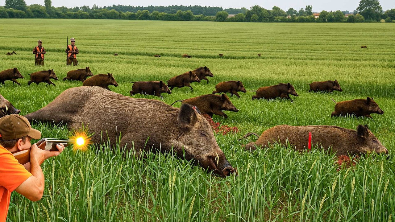Extreme Wild Boar Hunting – How Hunters Catch Thousand Wild Pigs in ...