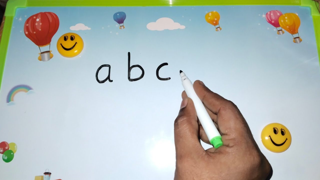 Alphabets writing || ABC learning || slate writing ||small letters ...