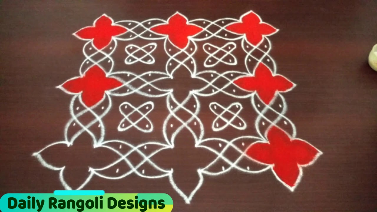 sankranthi special rangoli || pongal special rangoli 2018 || sankranthi ...