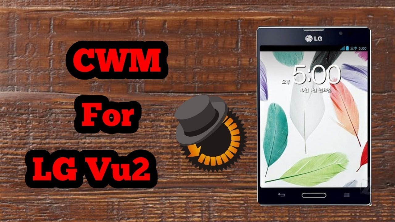 CWM Custom Recovery For LG Vu2 (LG-F200) - YouTube