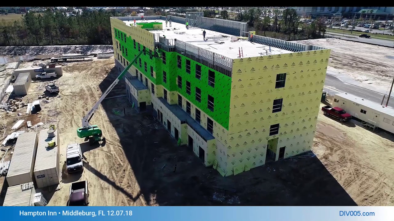 Hampton Inn Construction • Middleburg, FL 12.05.18 - YouTube