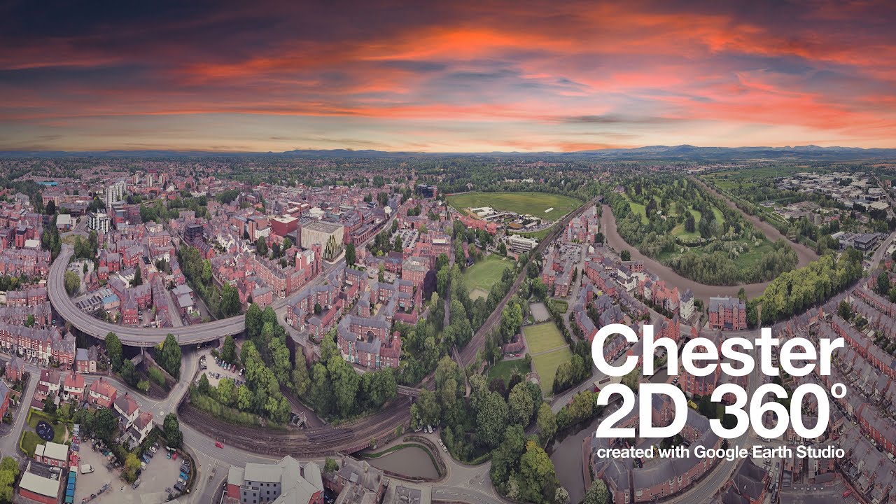 Chester City - An Interactive 4K 360 Tour Using Google Earth Studio ...