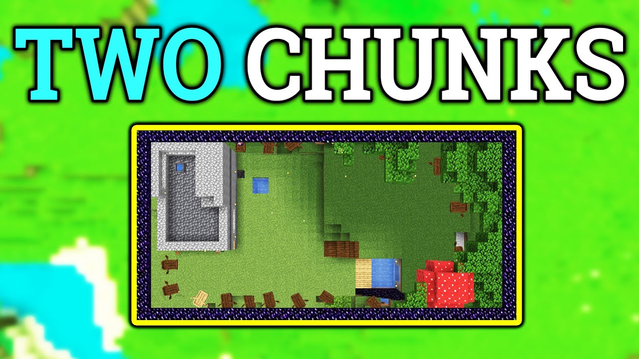 Minecraft but I can't leave two chunks is actually working out - YouTube