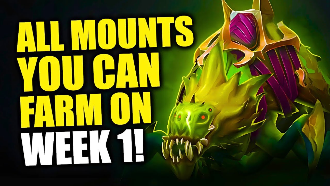 All Mounts Obtainable In Week 1 of 11.2 & How To Get Them! WoW The War ...