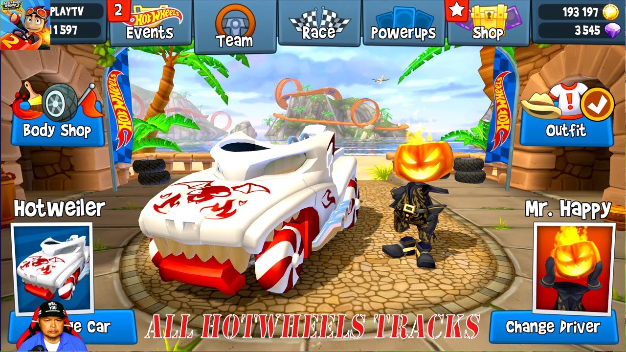 Hotwheeler With Mr. Happy ,Tracks Racing Mobile , BB Racing 2 - YouTube