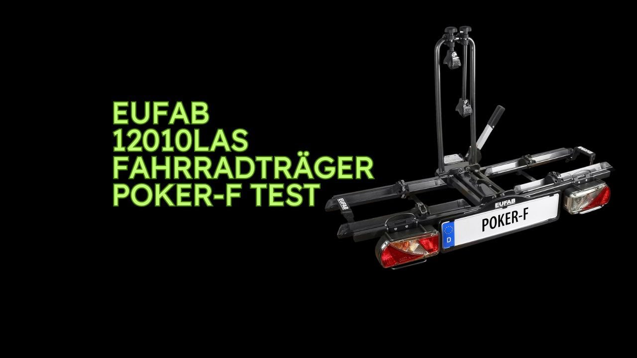 EUFAB 12010LAS Fahrradträger POKER-F Test - YouTube