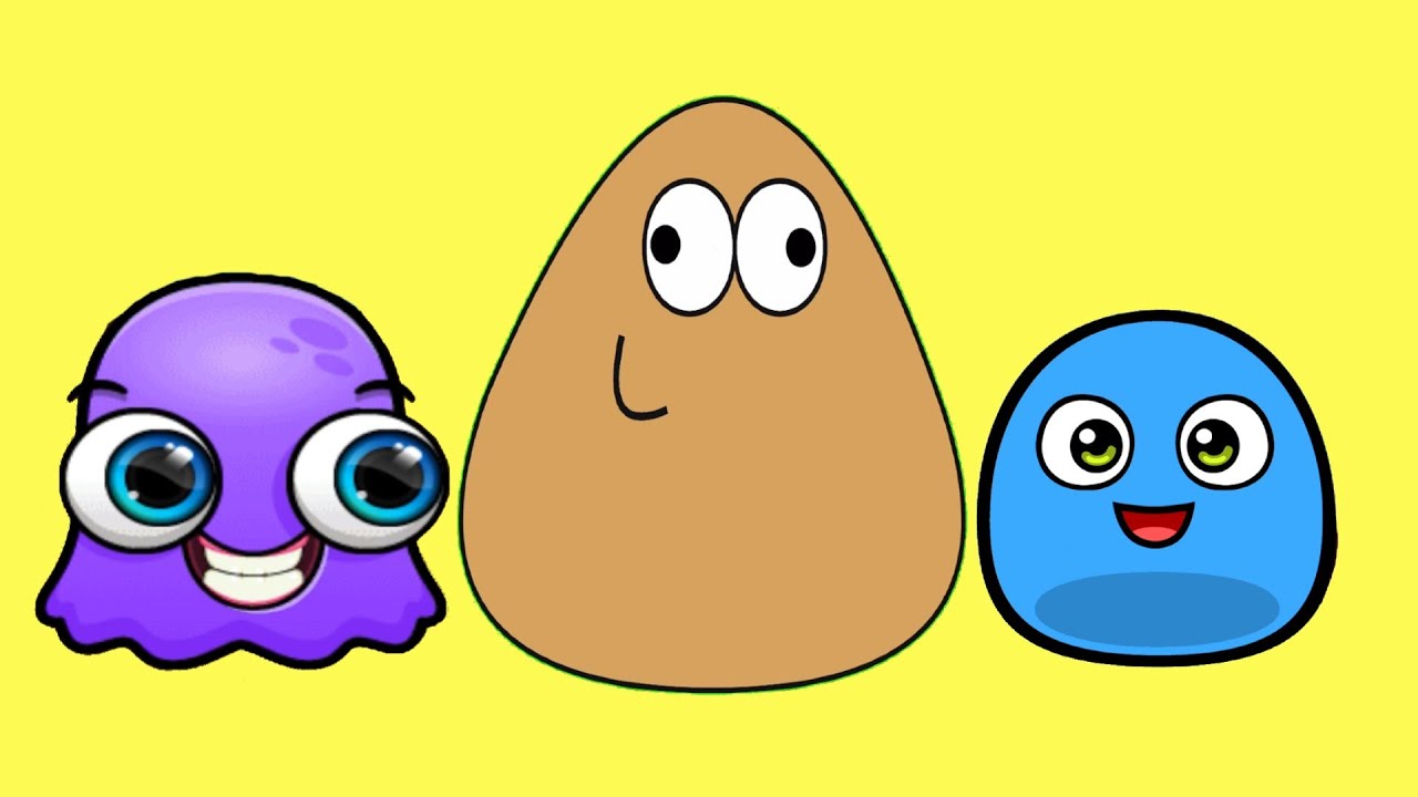 POU y sus amigos . Pou vs Moy 7 vs MyBoo. Los juegos de mascotas mas ...