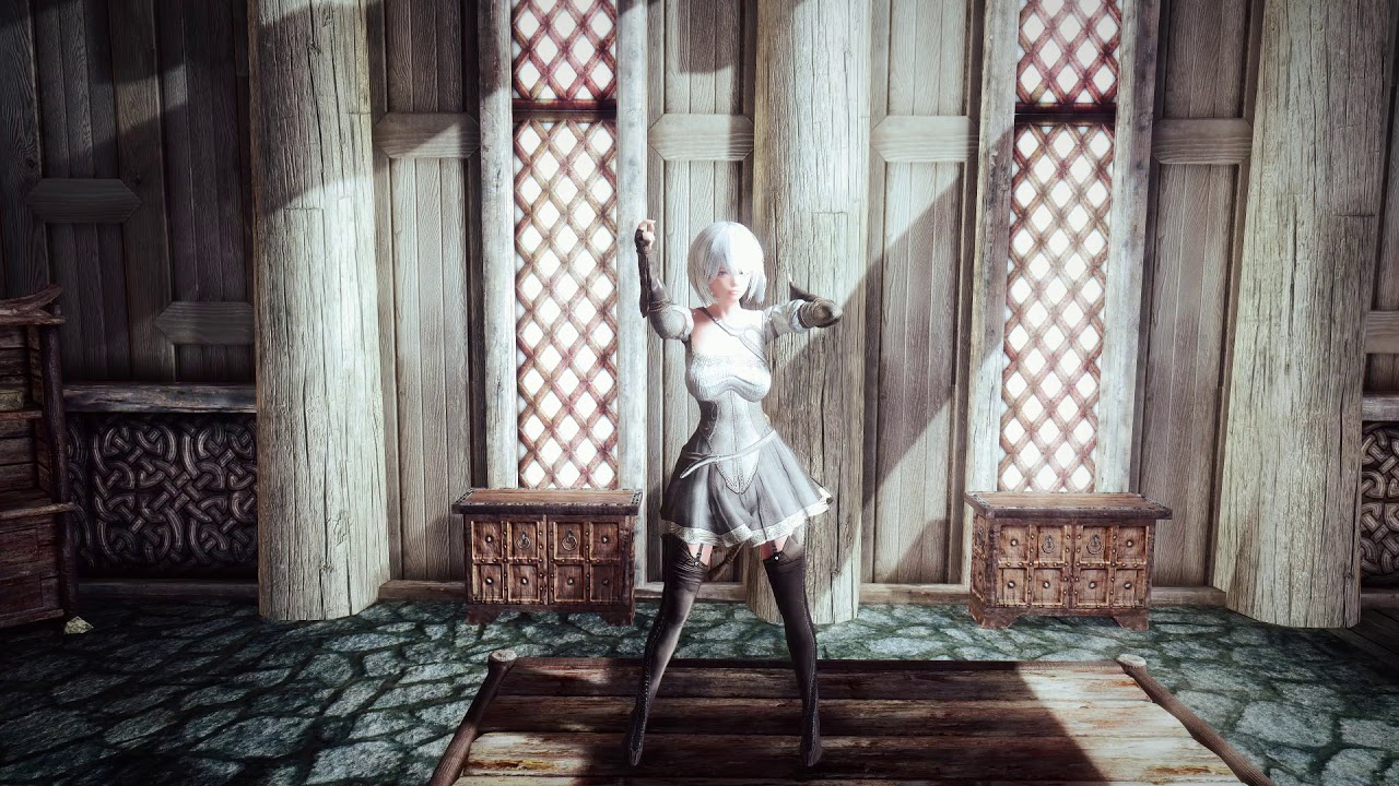 Elder Scrolls V Skyrim | Dance Together MMD - Burenai Eye De - YouTube