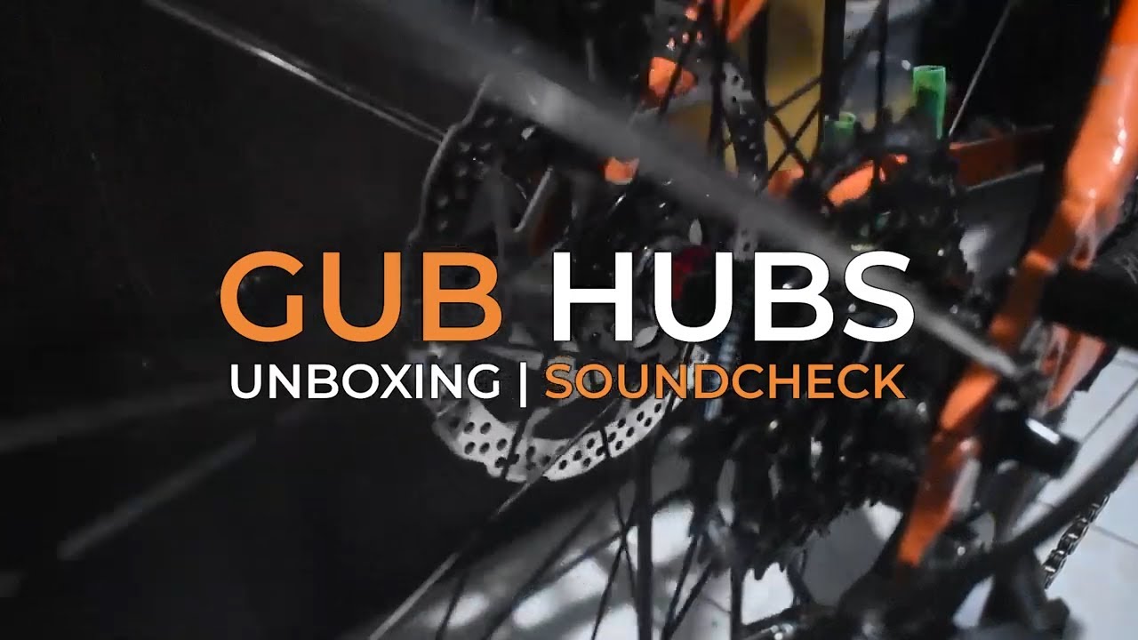 GUB Hubs - Unboxing & Soundcheck | 6 pawls bike hub - YouTube