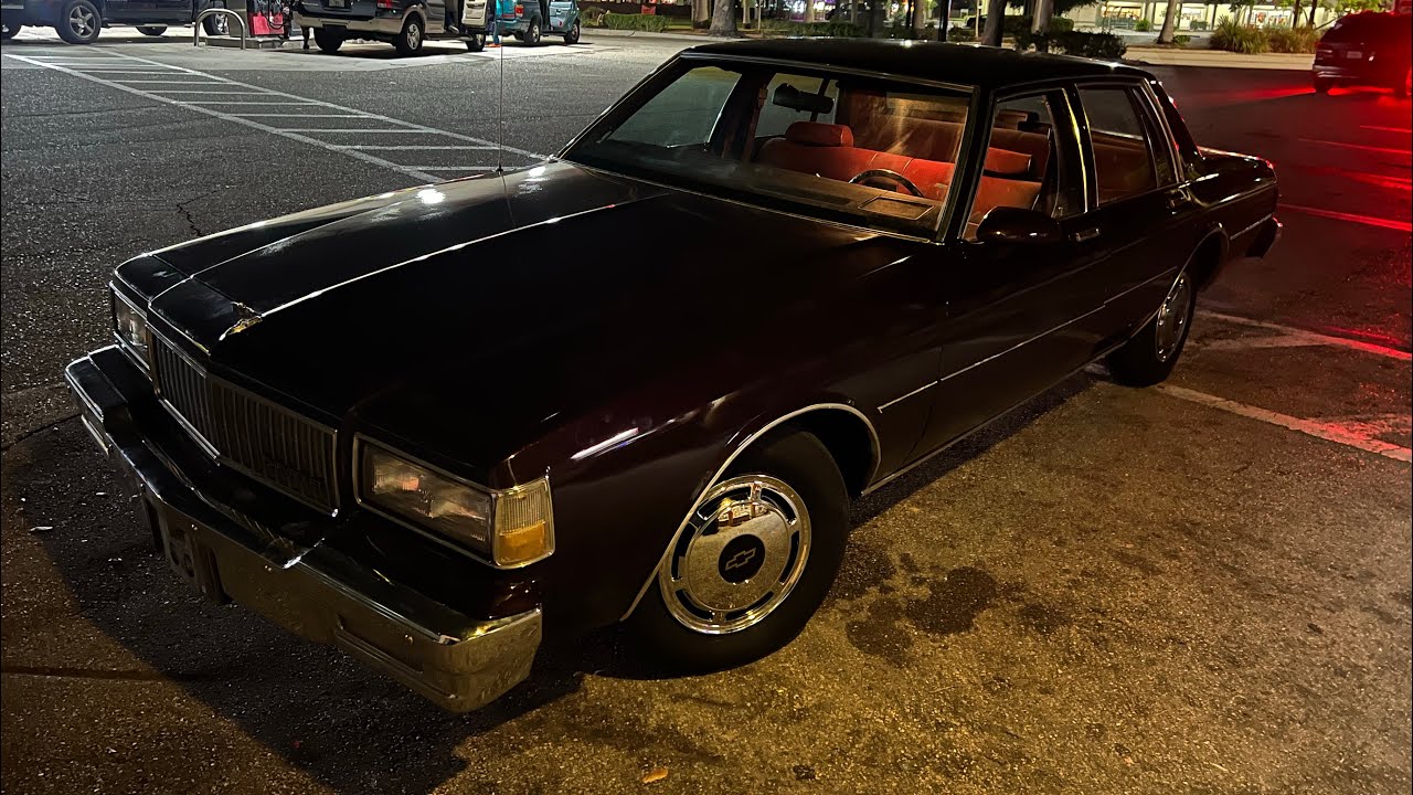 1988 BOX CHEVY CAPRICE CLASSIC SCOOPED - YouTube